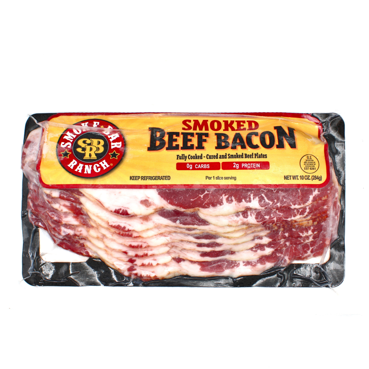 BEEF BACON SMOKED 10 OZ – Mad Butcher Meat Co.