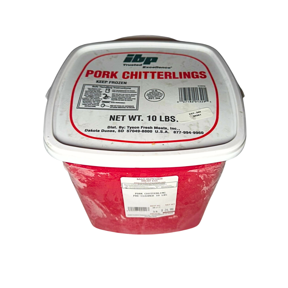PORK CHITTERLINGS CLEANED 10 LBS – Mad Butcher Meat Co.