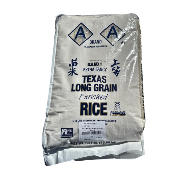 WHITE LONG GRAIN RICE 50 LBS – Mad Butcher Meat Co.