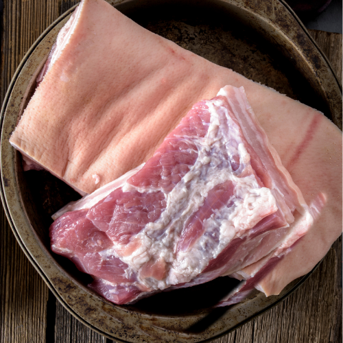 PORK BELLY, SKIN ON 3.25 LBS – Mad Butcher Meat Co.
