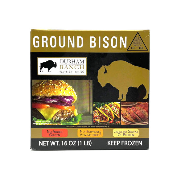 GROUND BISON 16 OZ – Mad Butcher Meat Co.